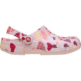 Crocs Classic Valentine&rsquo;s Day Clog Unisex Allround Schuh rosa 39-40 - Herrenschuhe