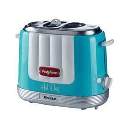 Ariete Hot Dog Maker Party Time hellblau/silber, 650 Watt, 50's Style