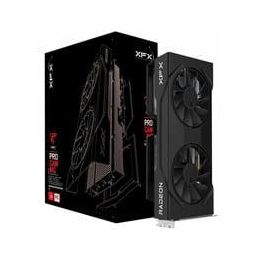 Xfx Radeon RX 9060 XT Swift OC Dual Fan, Grafikkarte schwarz, RDNA4, GDDR6, 2x DisplayPort, 1x HDMI 2.1