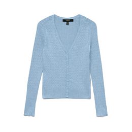 V&eacute;ro Moda Vero Moda Strickjacke 'VMSILJE' Damen Gr&ouml;&szlig;e XL hellblau