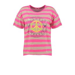 Key Largo T-Shirt 'SYMBOL ' Damen Gr&ouml;&szlig;e L beige / gelb / neonpink / schwarz