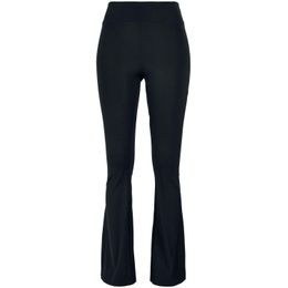 Urban Classics Ladies Recycled High Waist Flared Leggings Leggings schwarz in XXL TB5020 black