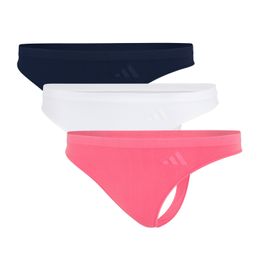 Tanga adidas Sportswear "Sport Active Seamless - Packaged Panties", Damen, Gr. L, 904, sonstiges, Single Jersey, Obermaterial: 87% Polyamid, 13% Elasthan, k&ouml;rpernah, Unterhosen Tanga, nahtlos, elastisch, weich, bequem, Multipack
