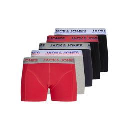 Jack & Jones Jack & Jones Boxershorts 'JACJadon' Herren Gr&ouml;&szlig;e S navy / hellgrau / rot / schwarz