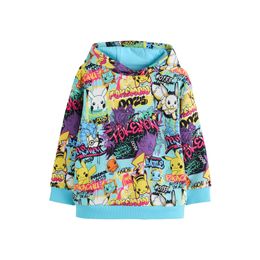next Sweatshirt Jungen Gr&ouml;&szlig;e 158 aqua / gelb / lila / wei&szlig;