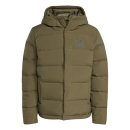 adidas Sportswear Sportjacke 'Helionic' Herren Gr&ouml;&szlig;e XS dunkelgrau / oliv