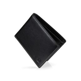 Serasar Portemonnaie 'Space' Herren Gr&ouml;&szlig;e 11 cm x 8 cm x 2cm black denim