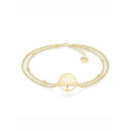 Serasar Armband 'Life' Damen Gr&ouml;&szlig;e 23 cm gold