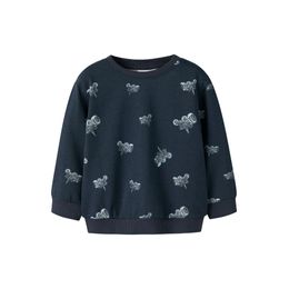 name it Sweatshirt 'NMMVIFELIX' Jungen Gr&ouml;&szlig;e 92 navy / grau / wei&szlig;