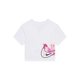 Nike Sportswear T-Shirt 'MOVE WITH NATURE' M&auml;dchen Gr&ouml;&szlig;e 116/122 pink / rosa / schwarz / wei&szlig;