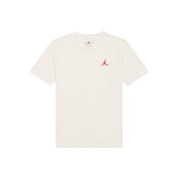 Jordan T-Shirt 'AIR' Jungen Gr&ouml;&szlig;e 164 hellbeige / rot