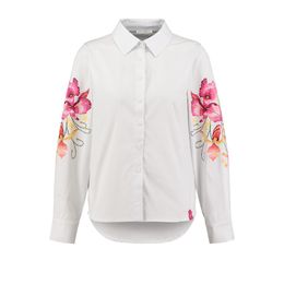 Key Largo Bluse ' TEXAS ' Damen Gr&ouml;&szlig;e M rosa / wei&szlig;