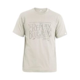 Replay T-Shirt Herren Gr&ouml;&szlig;e XL beige / grau
