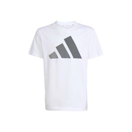 adidas Sportswear Funktionsshirt 'Essentials' Jungen Gr&ouml;&szlig;e 152 grau / wei&szlig;