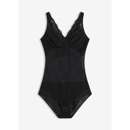 bonprix Light Shape Body mit Spitze, schwarz