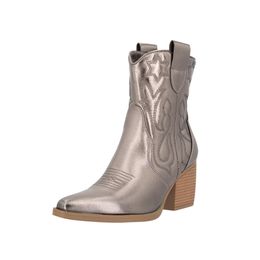Salinyang Cowboystiefel Damen Gr&ouml;&szlig;e 41 silber Winterschuhe