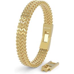 Serasar Armband 'Edelstahlarmband "Franco"' Herren Gr&ouml;&szlig;e 23 cm gold