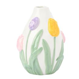 my home Vase mit Tulpen-Motiven
