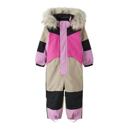 name it Funktionsanzug 'NMNSTORM12' Jungen Gr&ouml;&szlig;e 140 khaki / orchidee / pink / schwarz
