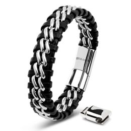 Serasar Armband 'Steel' Herren Gr&ouml;&szlig;e 17 cm silber