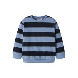 name it Sweatshirt Jungen Gr&ouml;&szlig;e 116 navy / rauchblau / tanne