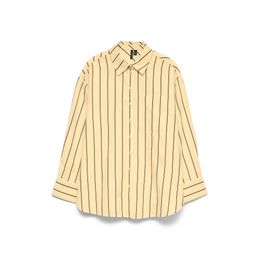 V&eacute;ro Moda Vero Moda Bluse 'VMFanni' Damen Gr&ouml;&szlig;e XL gelb / anthrazit