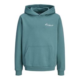 Jack & Jones Jack & Jones Junior Sweatshirt 'JCODust' Jungen Gr&ouml;&szlig;e 140 enzian / wei&szlig;