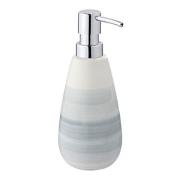 Wenko Seifenspender ''Burgio'' in Wei&szlig;/ Grau - 420 ml - 57% | Badezimmer-accessoires