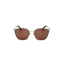 MaxMara Damen-Sonnenbrille in Gold/ Hellbraun - 73% | Gr&ouml;&szlig;e 55 | Damen-brillen