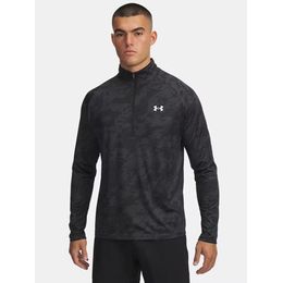 Under Armour Trainingsshirt ''Tech 2.0'' in Grau/ Schwarz - 27% | Gr&ouml;&szlig;e L | Herren-sportshirts