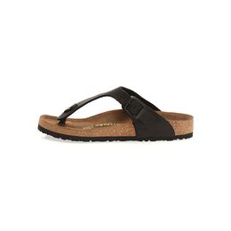 Comfortfusse Leder-Zehentrenner in Schwarz - 66% | Gr&ouml;&szlig;e 42 | Damen-sandalen