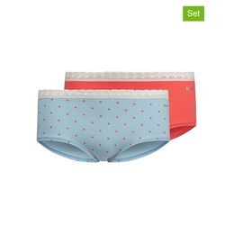 Skiny 2er-Set: Pantys in Rot/ Hellblau - 60% | Gr&ouml;&szlig;e 140 | Kinder-waesche