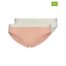 Skiny 2er-Set: Slips in Rosa/ Creme - 72% | Gr&ouml;&szlig;e 140 | Kinder-waesche