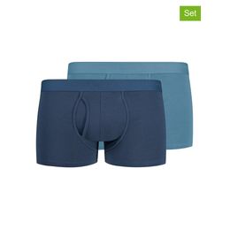 Skiny 2er-Set: Boxershorts in Dunkelblau/ Hellblau - 62% | Gr&ouml;&szlig;e S | Herren-waesche