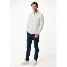 Mexx Hemd "Aiden" - Regular fit - in Hellblau/ Wei&szlig; - 50% | Gr&ouml;&szlig;e M | Herren-plussize
