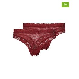 Skiny 2er-Set: Strings in Bordeaux - 51% | Gr&ouml;&szlig;e 40 | Damen-unterteile