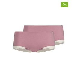 Skiny 2er-Set: Pantys in Beere - 42% | Gr&ouml;&szlig;e 40 | Damen-unterteile