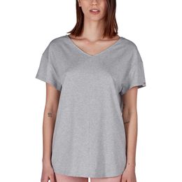 Skiny Pyjama-Oberteil in Grau - 76% | Gr&ouml;&szlig;e 36 | Damen-loungewear