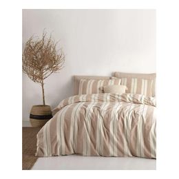 Mijolnir Renforc&eacute;-Bettw&auml;sche-Set in Creme/ Beige - 75% | Gr&ouml;&szlig;e 240x220 cm | Bettwaesche-bettwaren