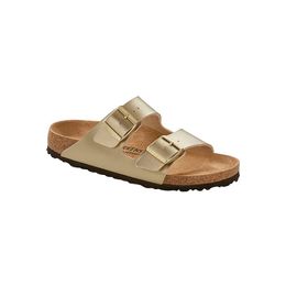 Birkenstock Pantoletten "Arizona" in Gold - Weite S - 33% | Gr&ouml;&szlig;e 41 | Damen-pantoletten