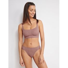 Sloggi Bustier "Zero Feel Bliss" in Altrosa - 56% | Gr&ouml;&szlig;e S | Damen-bhs