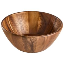 Homeware Profession. Salatsch&uuml;ssel, Akazie, Holz, Akazie, Schichtholz, Holz, rund, 12 cm, Lfgb, lebensmittelecht, Essen & Trinken, Geschirr, Schalen & Sch&uuml;sseln, Salatsch&uuml;sseln
