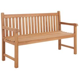 Ambia Garden Gartenbank, Teak, Holz, Teakholz, massiv, 2,5-Sitzer, 150x92x55 cm, erweiterbar, Holzm&ouml;bel, Sitzgelegenheiten Holz, Gartenb&auml;nke Holz