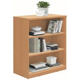 Xora Regal, Buche, Holzwerkstoff, 2 F&auml;cher, 72x84x36 cm, Wohnzimmer, Regale, B&uuml;cherregale