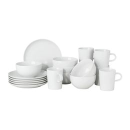 Thomas Fr&uuml;hst&uuml;cksservice Cucina - Bianca, Wei&szlig;, Keramik, 18-teilig, 34.3x24.7x34.2 cm, Essen & Trinken, Geschirr, Geschirr-Sets, Kaffeeservice