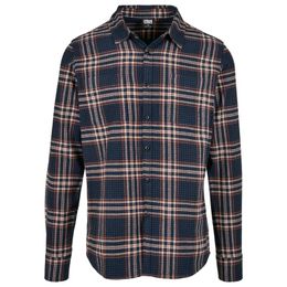 Urban Classics Herren Urban Classics Langarm-Poloshirt &raquo; Herren Checked Campus Shirt&laquo; 1 Stk. M