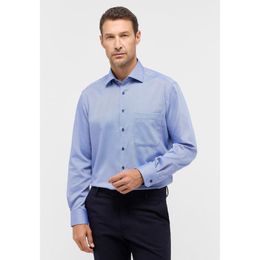Eterna Herren Langarmhemd &raquo;COMFORT FIT&laquo; NON IRON (b&uuml;gelfrei) blau 43, Normalgr&ouml;&szlig;en