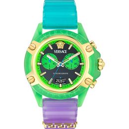 Versace Damen &raquo;ICON ACTIVE&laquo; Quarzuhr, Armbanduhr, Damenuhr, Herrenuhr, Swiss Made, Polyurethanband bunt