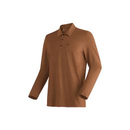 Maier Sports Herren Langarm-Poloshirt &raquo;Long Pique Polo M&laquo; XXL