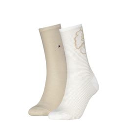 Tommy Hilfiger Herren Socken &raquo;TH WOMEN SOCK 2P FLOWER STRIPE&laquo; 2 Paar 39-42